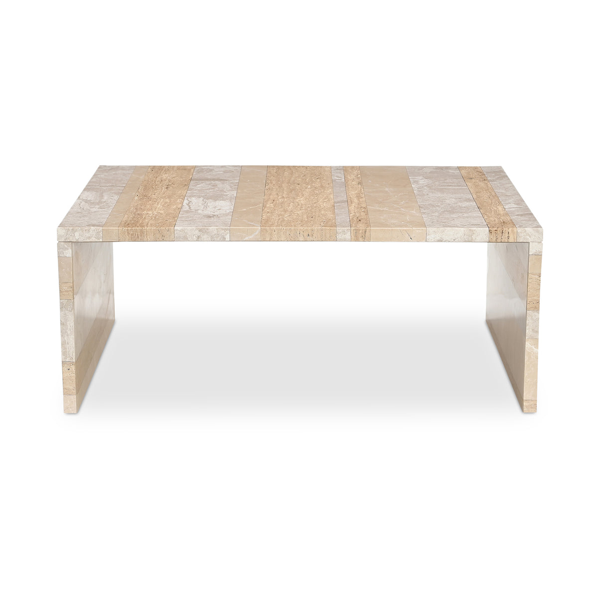 Caleb Coffee Table in Mixed Marble – Maison Roseaux