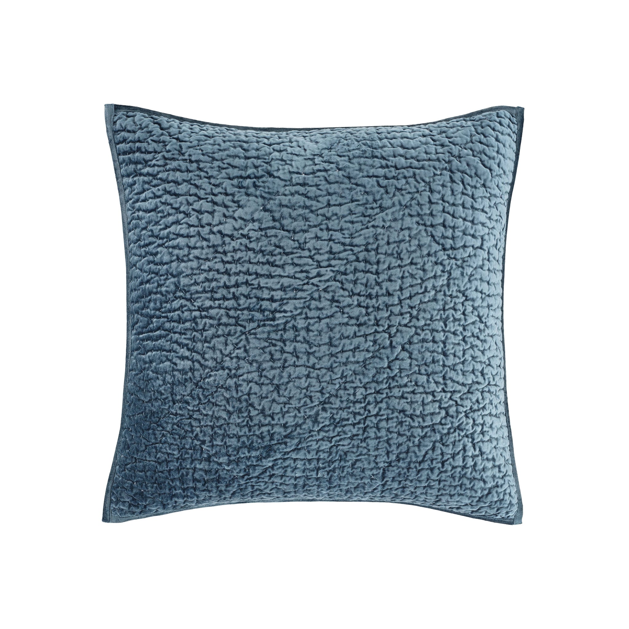 Parisienne Velvet Slate Quilted Sham – Maison Roseaux