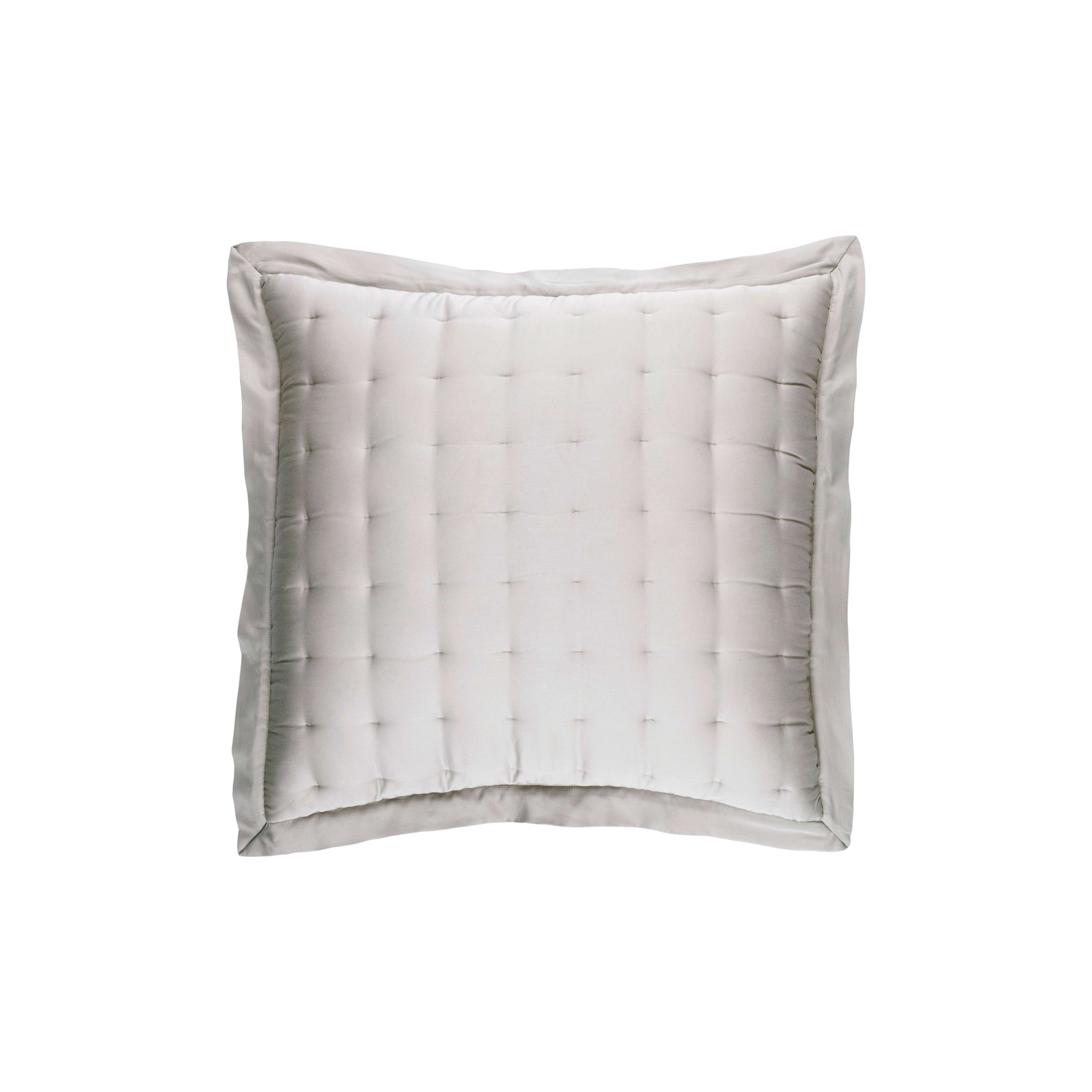 Silken Solid Grey Puff Sham – Maison Roseaux