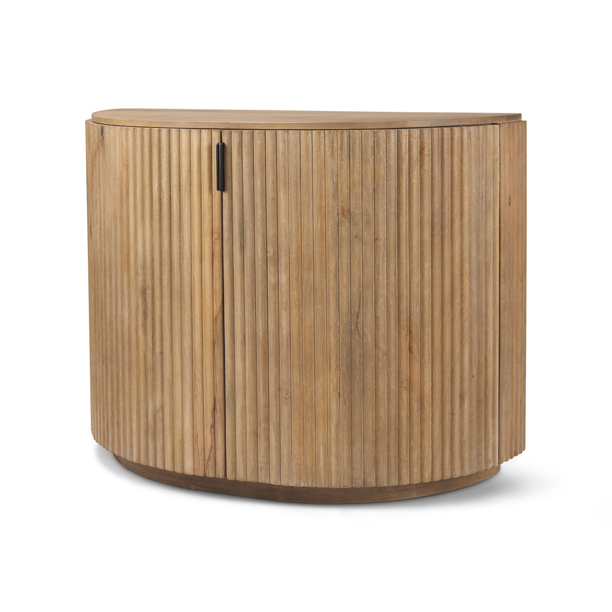 Talea Light Brown Wood Fluted Accent Cabinet – Maison Roseaux