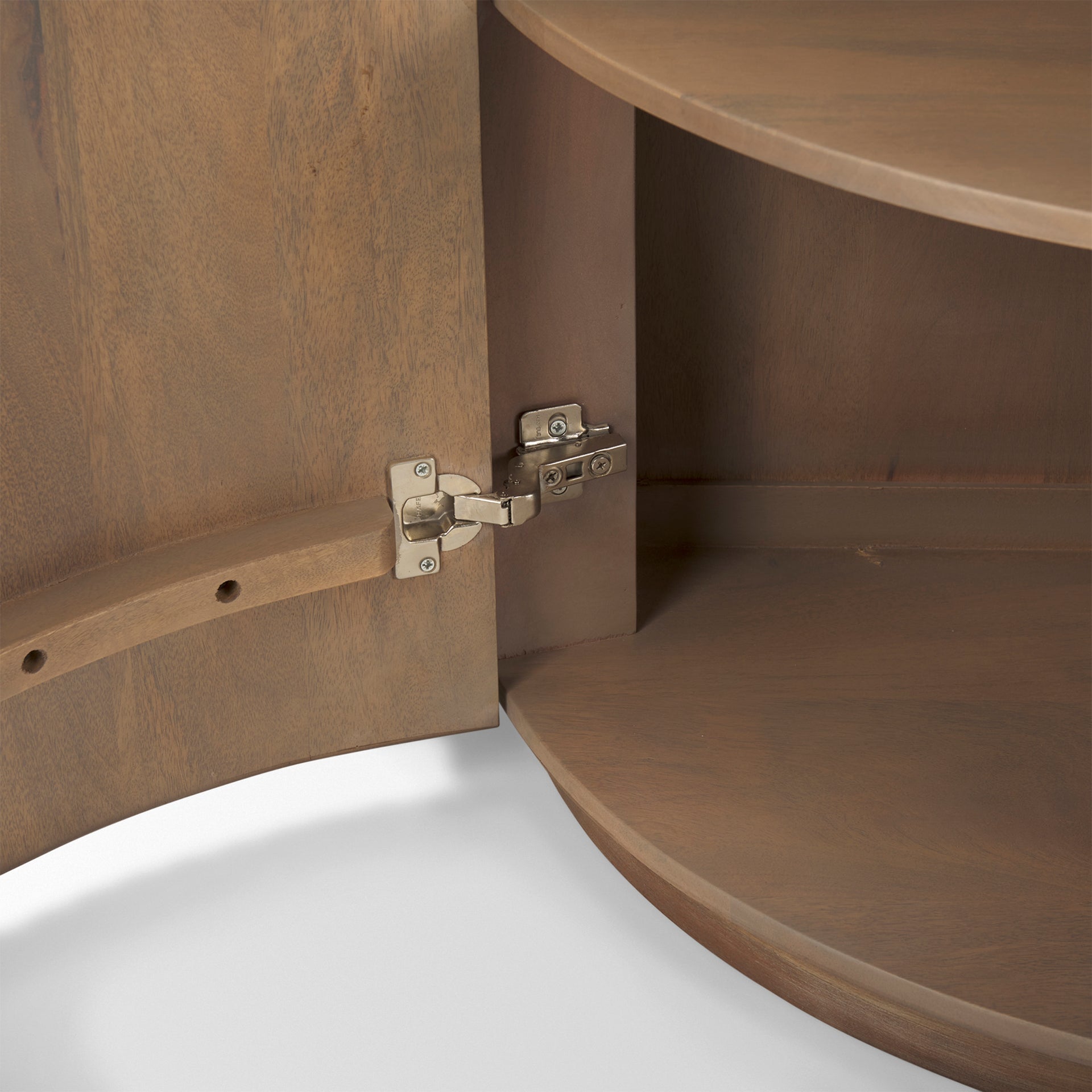 Talea Light Brown Wood Fluted Accent Cabinet – Maison Roseaux