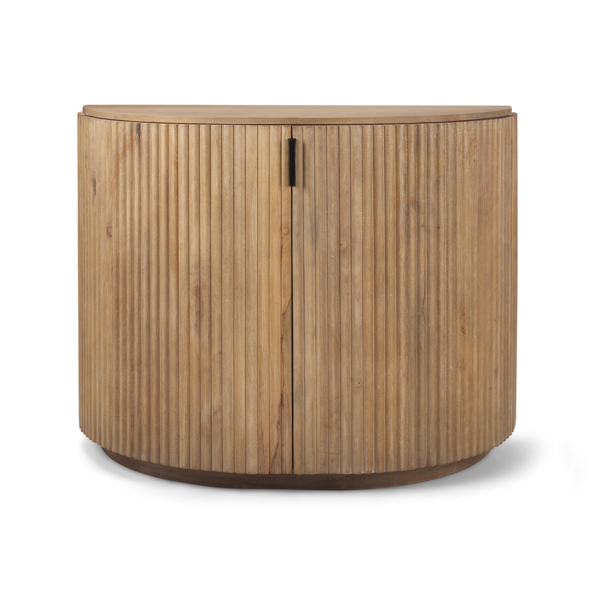 Talea Light Brown Wood Fluted Accent Cabinet – Maison Roseaux