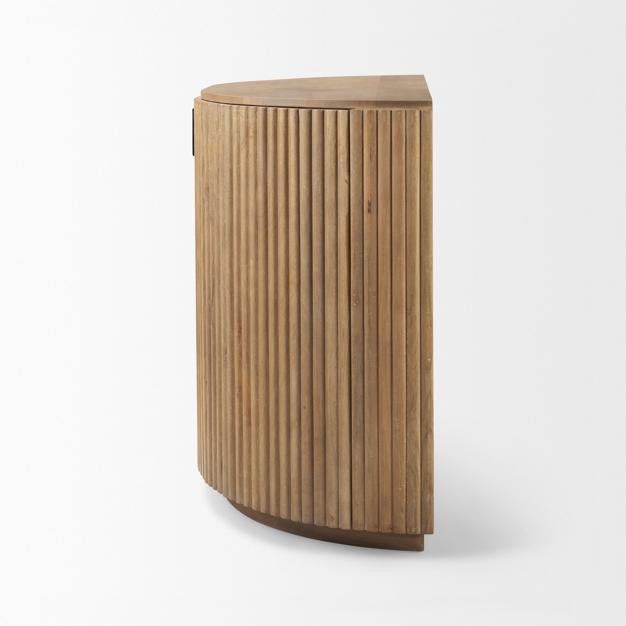 Talea Light Brown Wood Fluted Accent Cabinet – Maison Roseaux